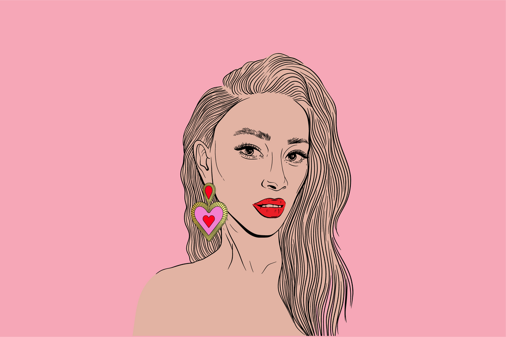 clementineearringfacepink-neonredHorseyface_96aa873c-fd2c-42cc-9cf8 ...